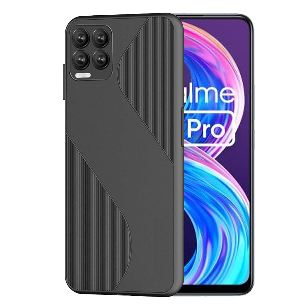 CoverEx Realme 8 Pro Ultra Thin Flexible Shockproof Line Textured Case ...