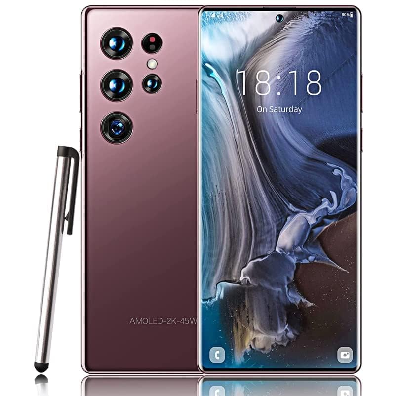4G Android Smartphone, S22 Ultra Dual Sim Cell Phone, 8G+512GB Factory ...