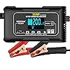 20-Amp Car Battery Charger, 12V and 24V Smart Fully Automatic Battery ...