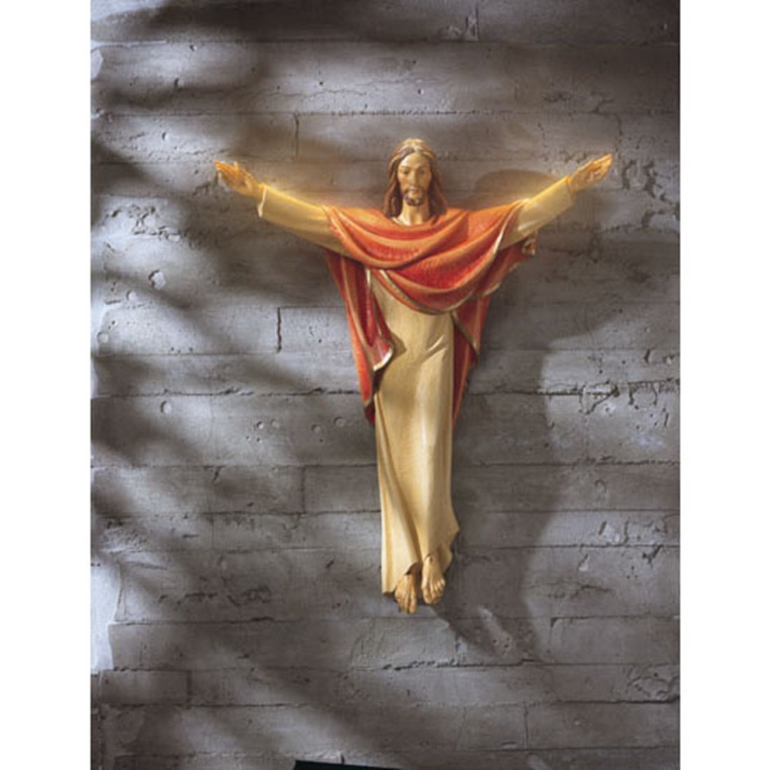 He is Risen 24 Inch Jesus Christ Hanging Wall Statue for Church ...