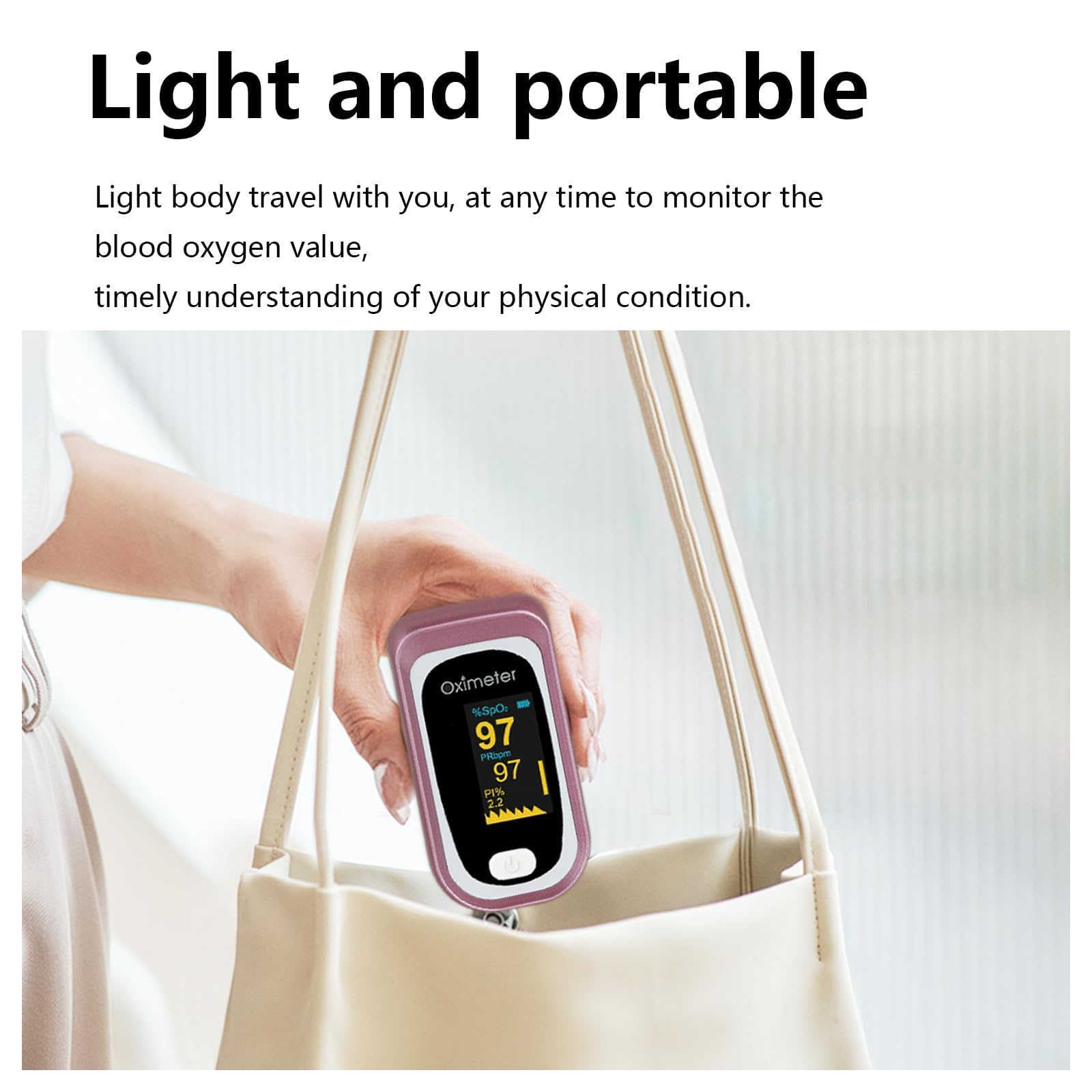 Mua CRFISH Rechargeable Pulse Oximeter Fingertip, Accurate Heart Rate ...