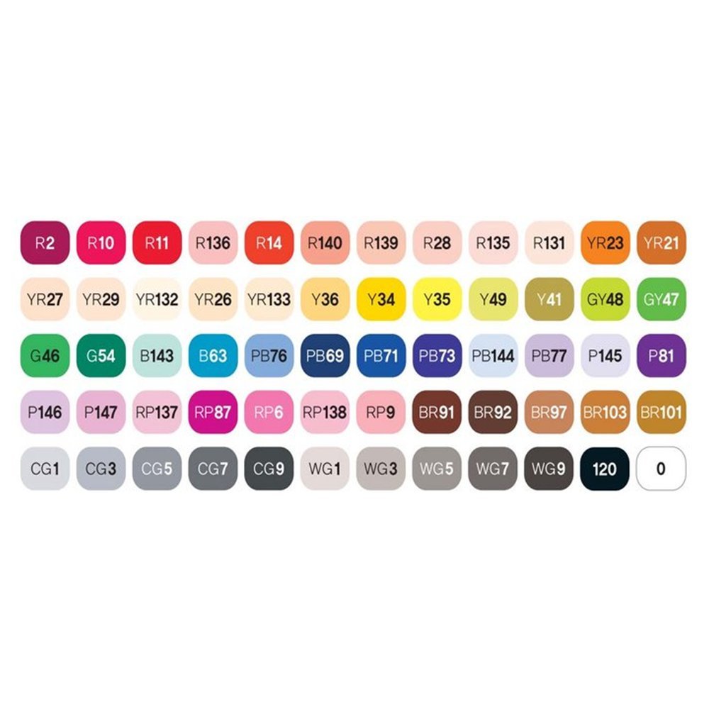 Mua Shinhan Touch Twin Brush Marker Set 60 A by Shin Han trên Amazon Mỹ ...