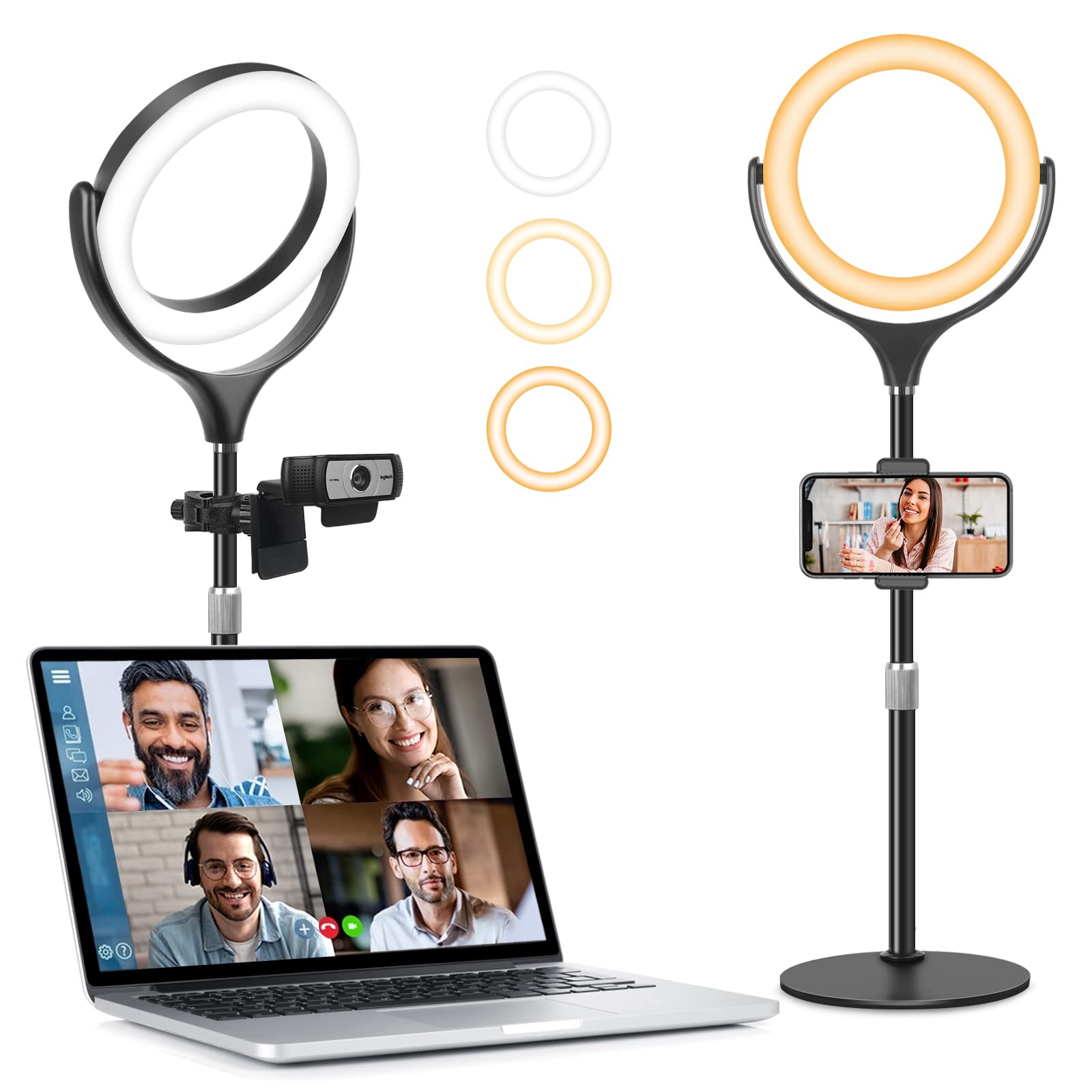 Mua Selfie Ring Light for Desk Computer Laptop Video Conference ...