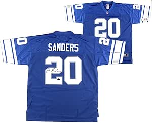 Barry Sanders Signed Jersey - Nike - Autographed NFL Jerseys at Amazon ...