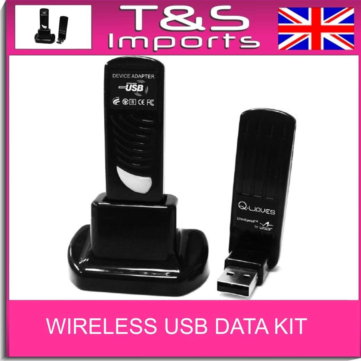 Wireless USB Transfer Data Adapter Kit: Amazon.co.uk: Computers ...