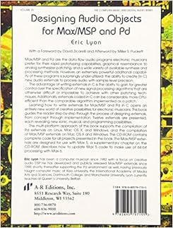 Designing Audio Objects for Max/MSP and Pd (Computer Music and Digital ...