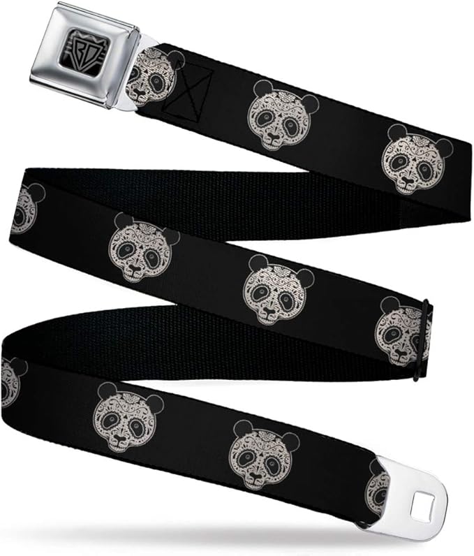 Amazon.com: Buckle-Down Men's Seatbelt Belt Panda Kids, Bear Sugar ...