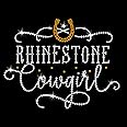 Amazon.com: Rhinestone Cowgirl Western Rodeo Horseshoe Iron-on Bling ...