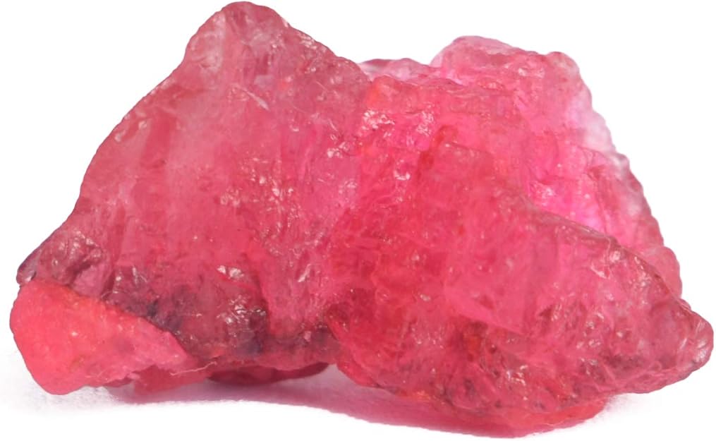 Rubí Rojo Real de 10 Quilates con Cristales de curación de rubí, rubí y ...