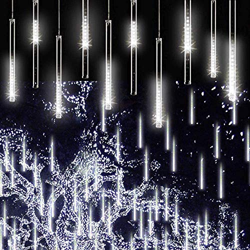 Weepong Rain Drop Lights UL Certified Meteor Shower Lights 30cm 8 Tubes ...