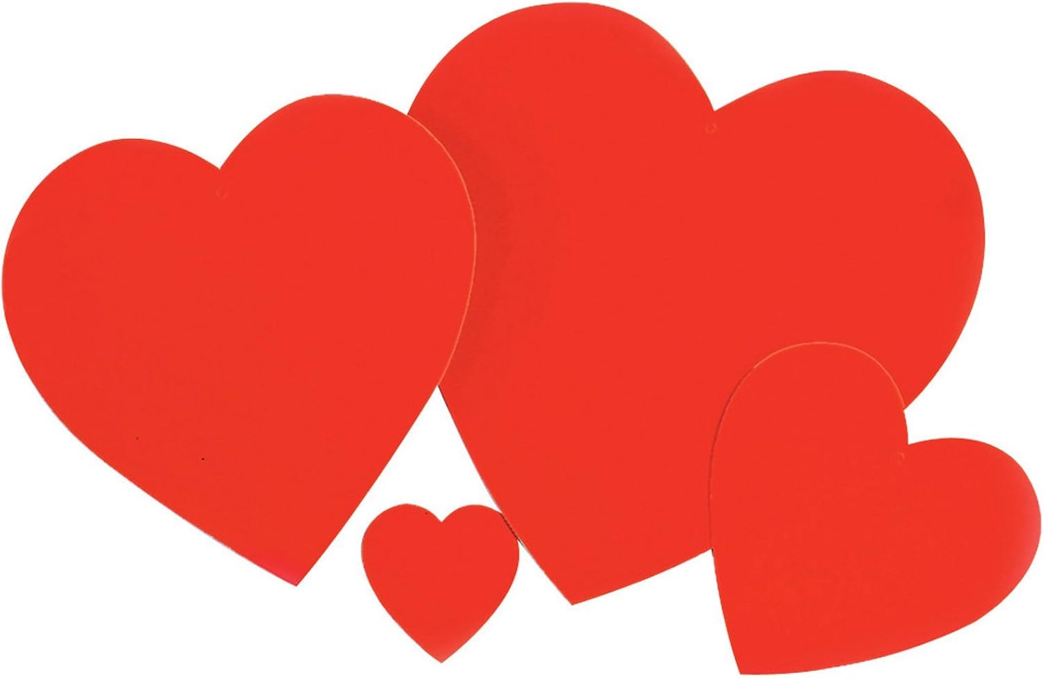 Amazon.com: Red Heart Cutouts (9 count): Toys & Games