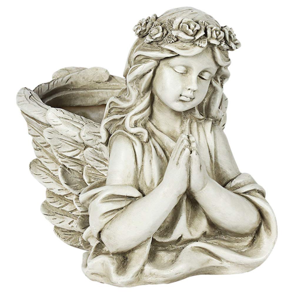 Succulent Planters Angel Wing Planter Angel Statue Planter Cartoon ...