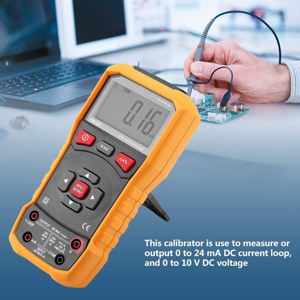 Loop Calibrator, PEAKMETER PM7221 DC Voltage Current Digital Calibrator ...