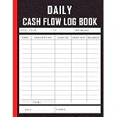 Amazon.com: Daily Cash Flow Log Book: Petty Cash Large Ledger Book ...