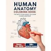 Amazon.com: Human Anatomy Coloring Book: 150 Detailed Illustrations ...