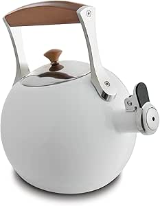 Amazon.com: Nambe MT0888 Tea Kettle, White: Kitchen & Dining