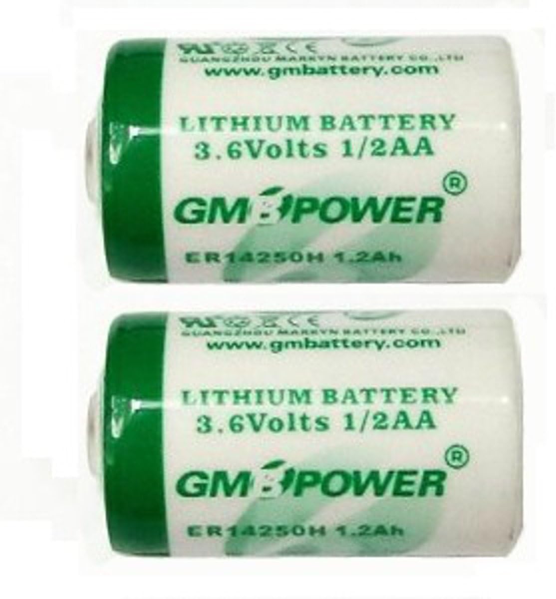 Amazon | Macバックアップ用 1/2AA リチウム乾電池 【2個セット】 3.6V内蔵電池 CBT36V同等品 | GM ...
