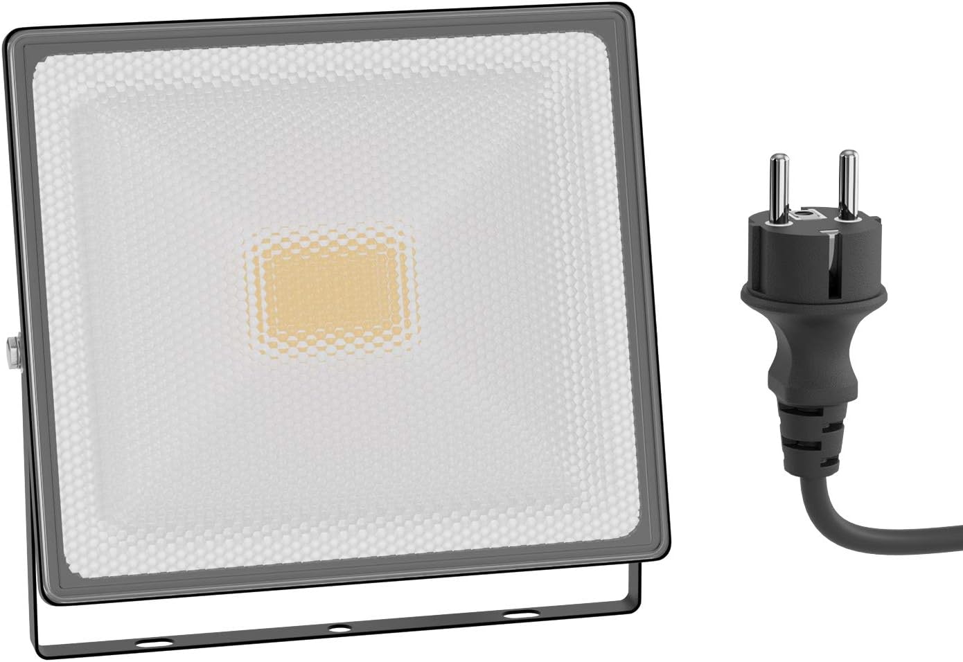 ledscom LED Wall Spotlight Flin for Outdoor Use with P66 Plug Warm ...