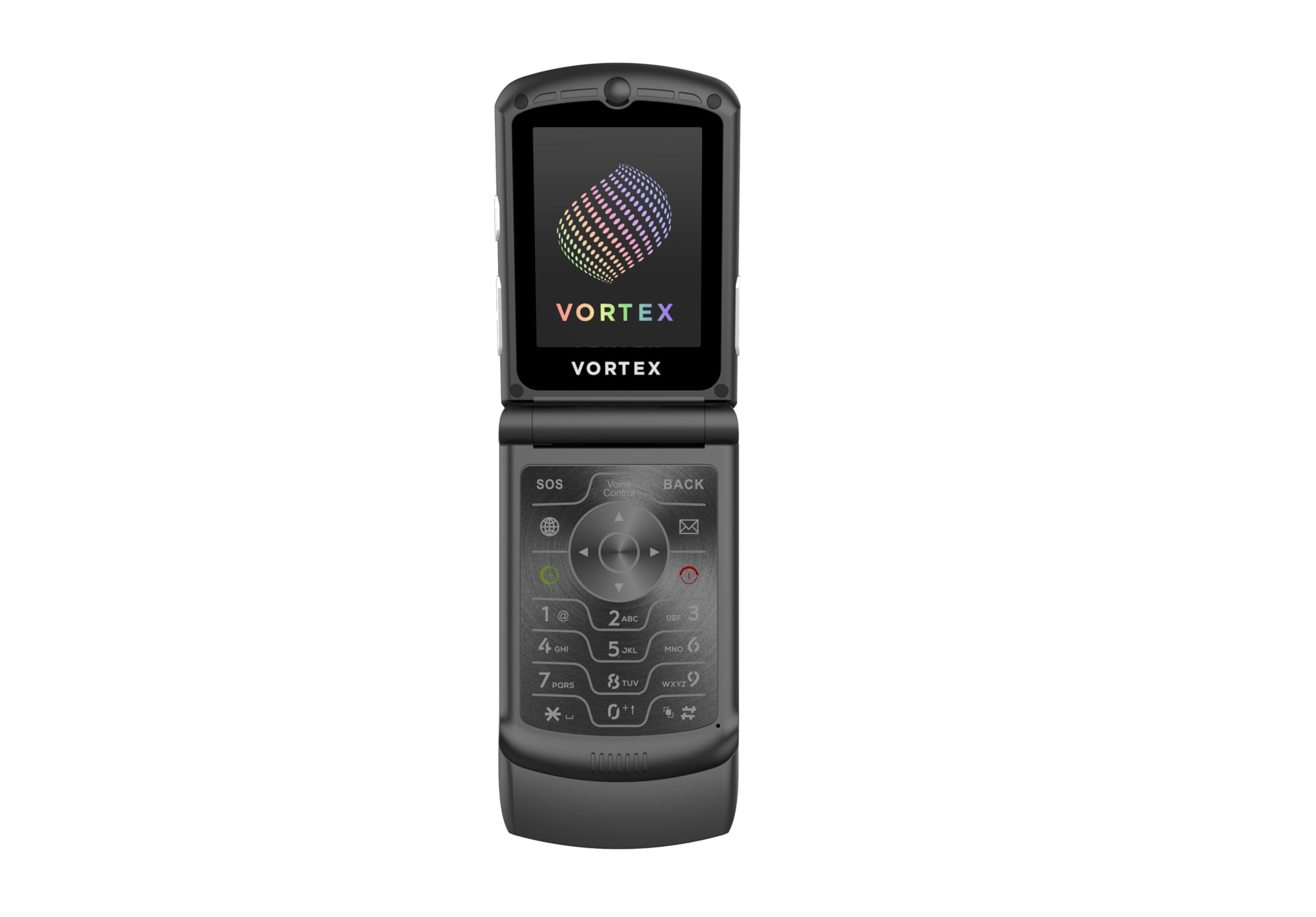 Vortex V3 4G LTE Flip Phone | Dual Display 2.4” Main + 1.2” Sub ...