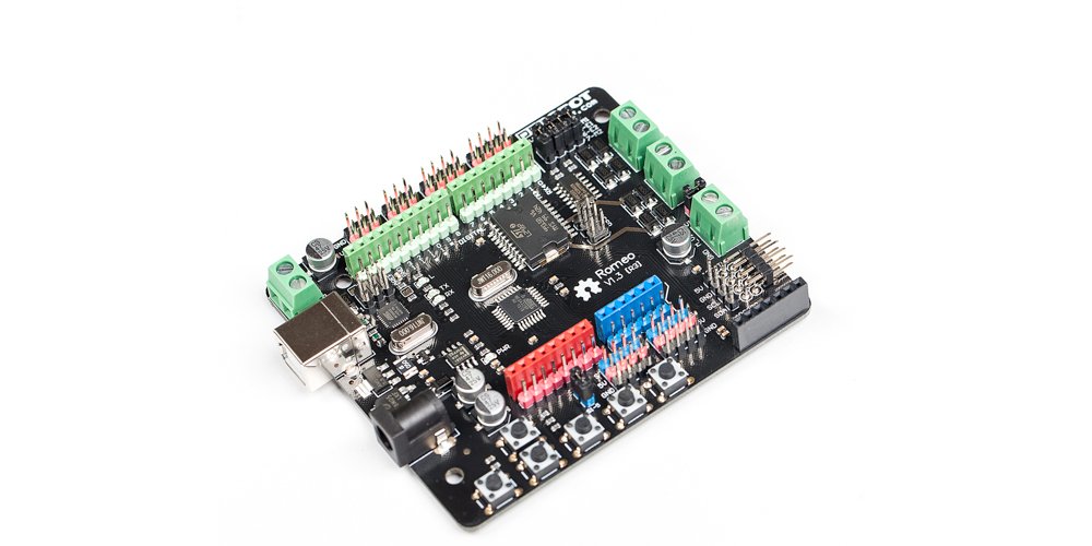 DFRobot Romeo - an Arduino Robot Control Board with Motor Driver | The Connectors Book