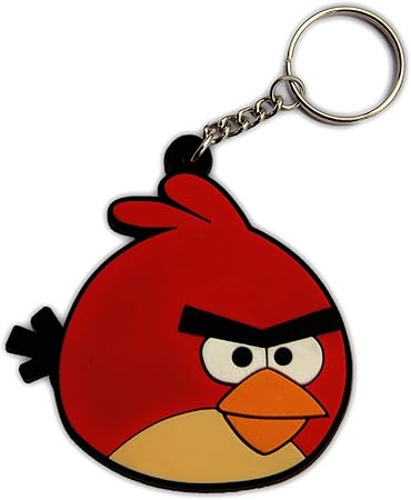 Angry Bird Schlüsselanhänger Key Ring Energy Kautschuk Gummi Keyring ...