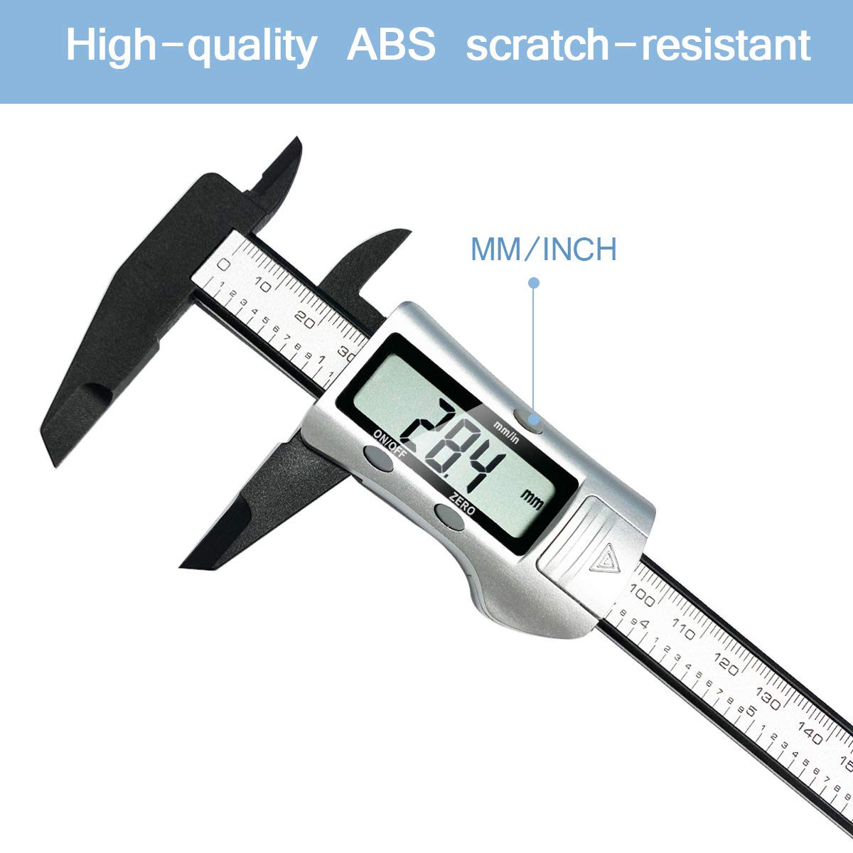 HahaGo Digital Vernier Caliper 150mm 6inch with Large LCD Display ...
