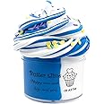 Amazon.com: Blue Butter Slime, Super Soft and Non-Sticky Slime, DIY ...