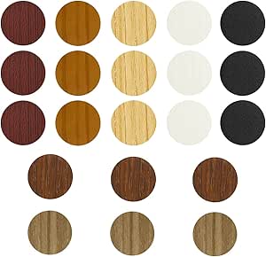 VIWIEU PVC Cover Caps Adhesive Screw Hole Sticker 378 PCS for Wall ...