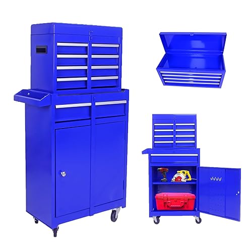 Xshelley Rolling Tool Chest, Rolling Tool Box with Wheels, Rolling Tool ...