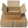 Amazon.com : (10) Brown Cardboard CD Storage Shipping Boxes - Each ...