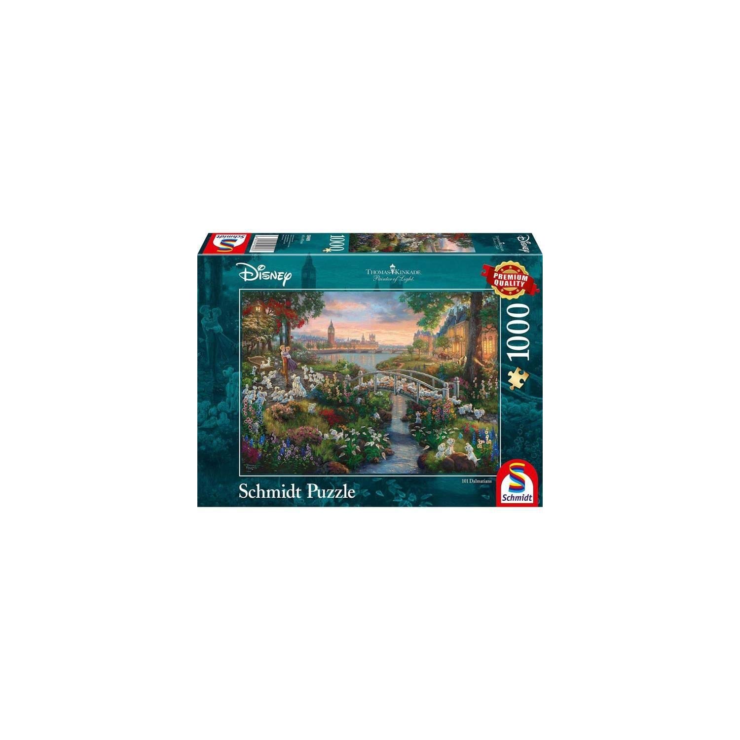 Mua 59489 Thomas Kinkade: Disney 101 Dalmations Jigsaw Puzzle (1000pc ...