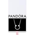 Amazon.com: PANDORA Moments U-Shape Charm Pendant Necklace - Sterling ...