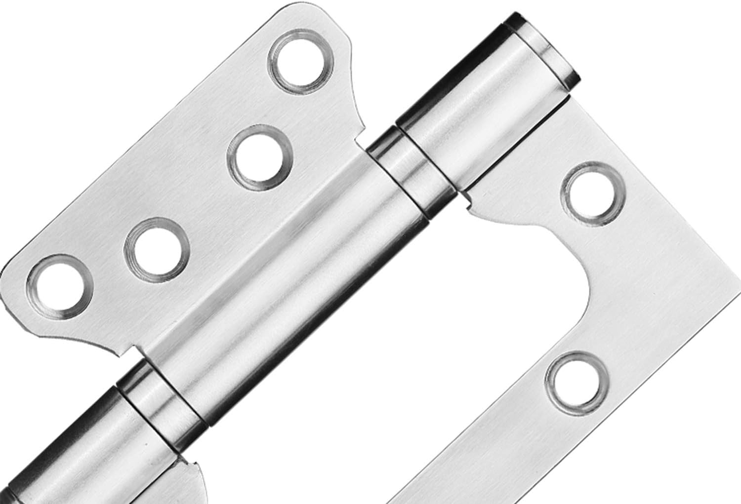 LOOTICH Heavy Duty Door Butt Hinges Groove-Free Stainless Steel Indoor ...