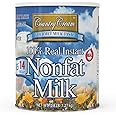 Amazon.com : Country Cream 100% Real Instant Nonfat Powdered Milk 49.6 ...