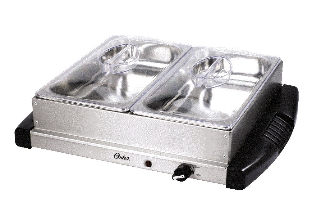 Oster CKSTBSDW02 Two 2-1/2-Quart Buffet Server and Warming Tray save ...