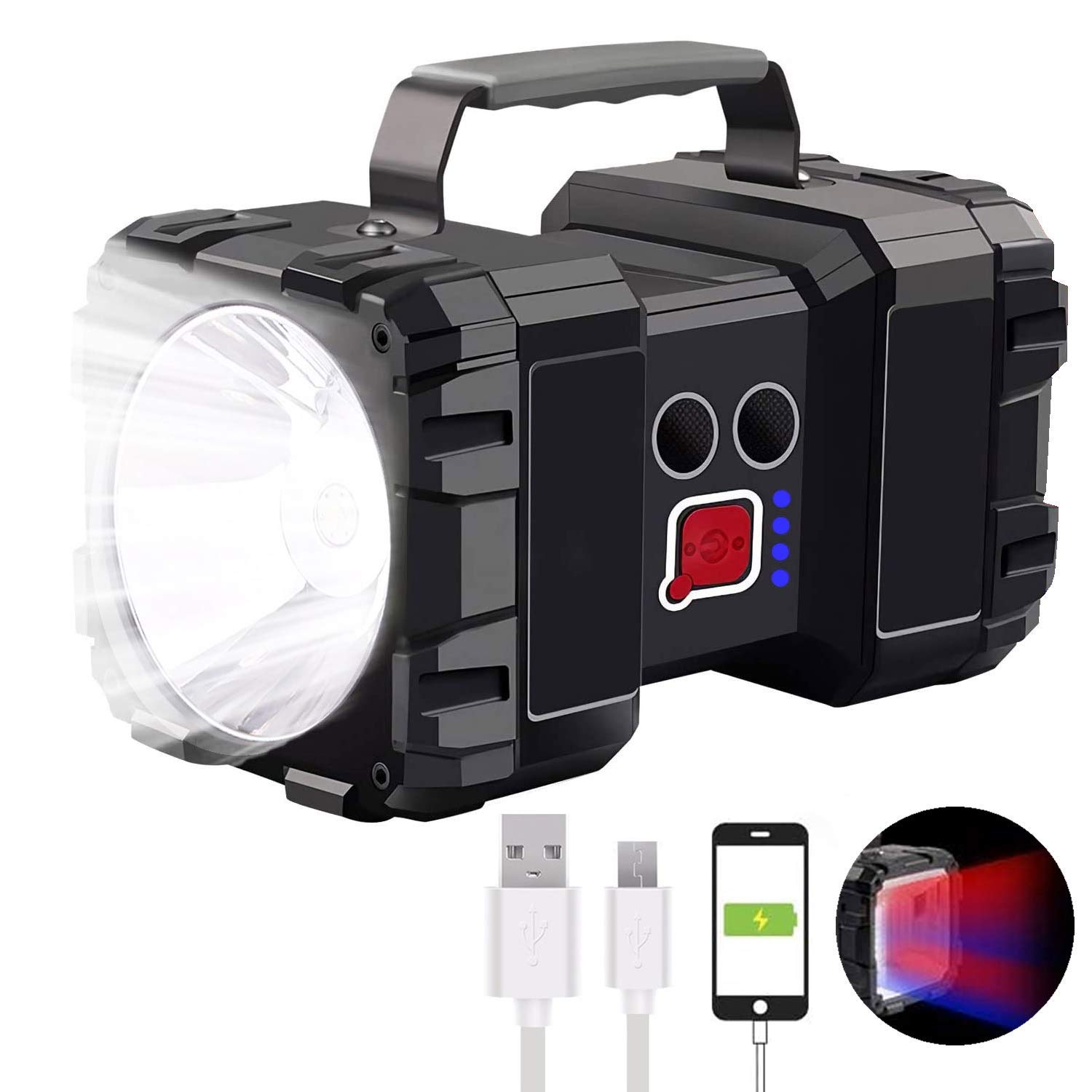 Mua Hoxida Rechargeable Spotlight - High Lumen LED Flashlight ...