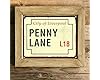 Amazon.com: Penny Lane Sign - 11x14 Unframed Typography Art Print ...