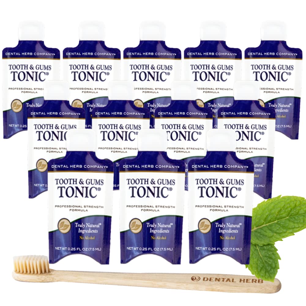 Mua Tonic Traveler - Single Use Tonic Mouthwash (12 Pack) with Bamboo ...