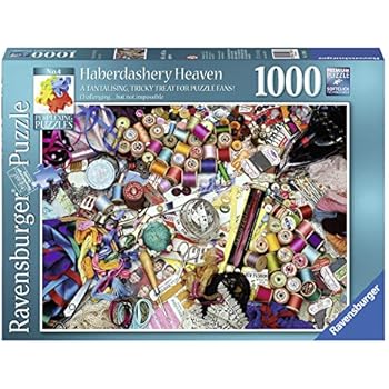 Amazon.com: Ravensburger Haberdashery Heaven 1000 Piece Jigsaw Puzzle ...