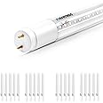 PARMIDA 20-Pack LED T8 Hybrid Type A+B Light Tube, 4FT, 18W (40W ...