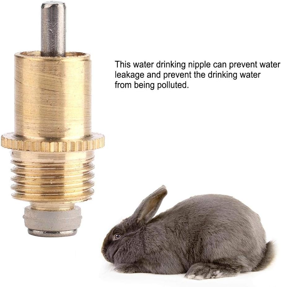 20Pcs Rabbit Drinker Nipple, Rabbit Automatic Water Drinking Screw ...