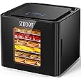 Amazon.com: SENDRY Food Dehydrator with 6 Stainless Steel Trays, LED ...