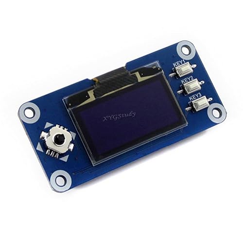 1.3 inch OLED Display HAT for Raspberry Pi 2B/3B/4B/Zero/Zero W Jetson Nano 128x64 Pixels SPI ...