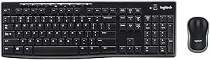 Amazon.com: Logitech K270 Wireless Keyboard and M185 Wireless Mouse ...