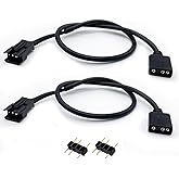 Amazon.com: GINTOOYUN RGB Extension Cable, 3-pin to SM 3Pin Female ARGB Connector Adapter Cable ...