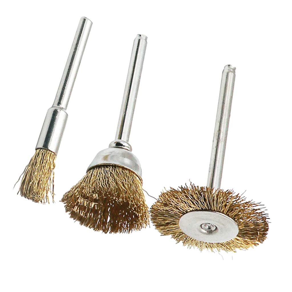 B Blesiya 9pcs/Set Polishing Wire Brush Rotary Power Tools Rust Paint ...