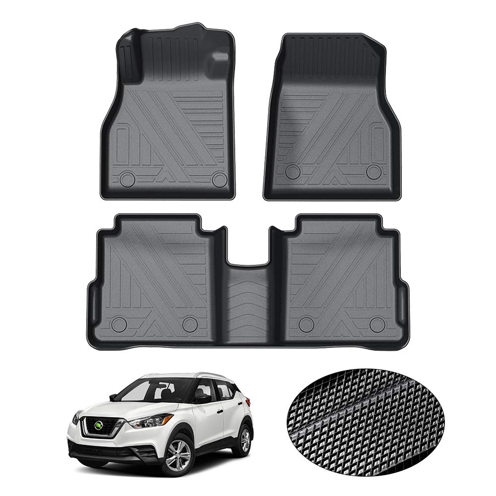 KUST Floor Mats for 2018-2024 Nissan Kicks All Weather Protection, TPE ...