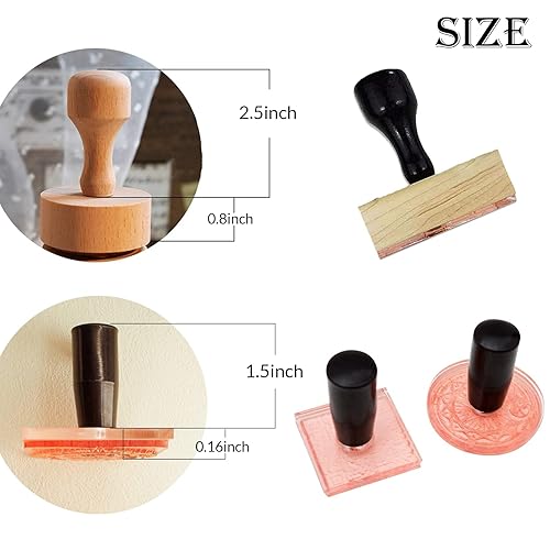 Rubber Stamp Handle Size