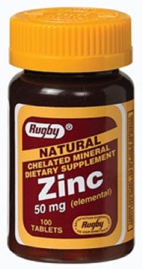 Amazon.com: ZINC CHELATED 50MG TAB ZINC GLUCONATE-50 MG White 100 ...