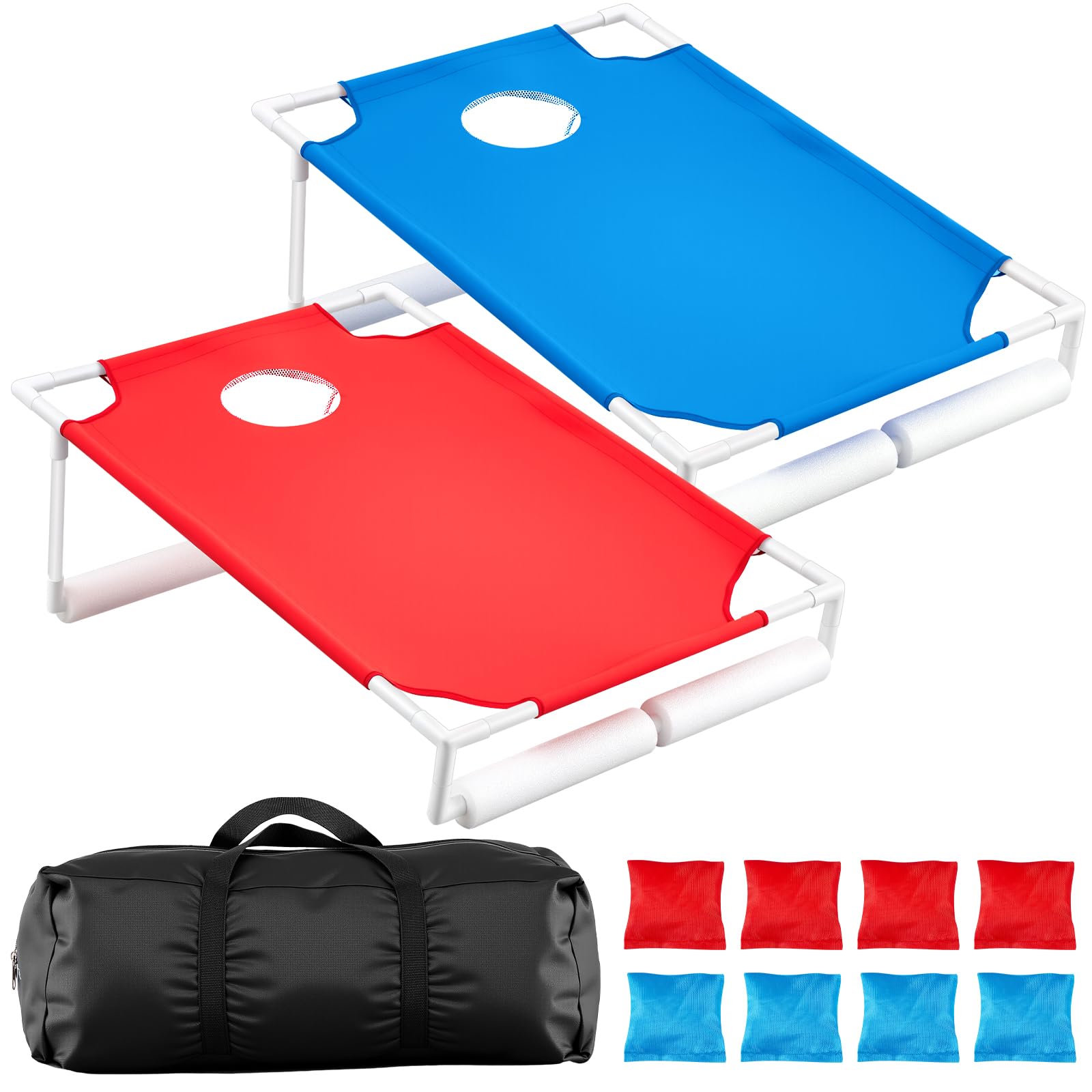 VioraWhite Pool Cornhole Board Games Toys Set Floating Portable ...